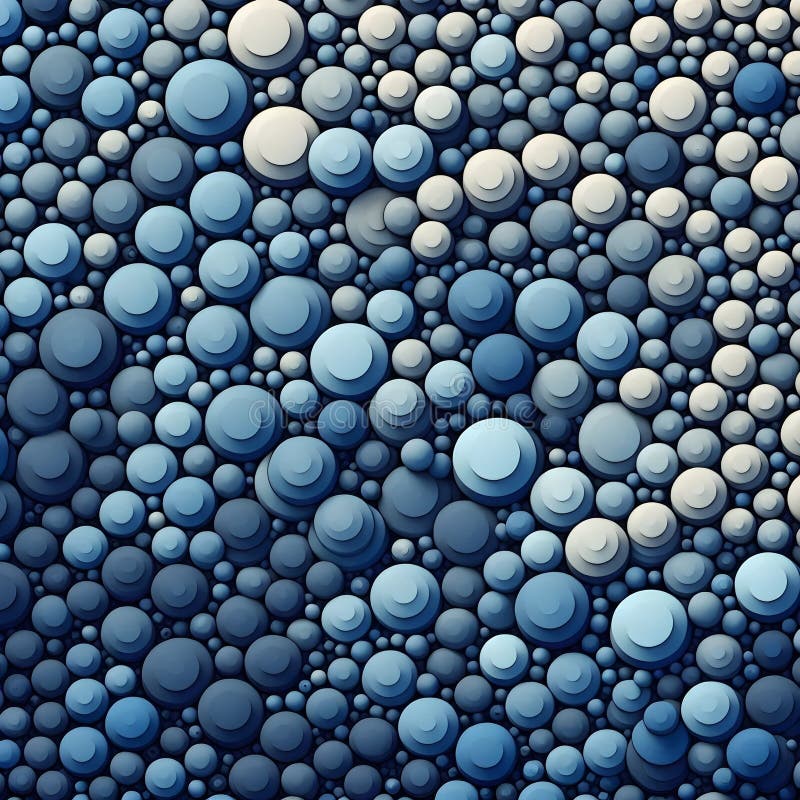 Blue Circular Abstraction stock illustration. Illustration of forms ...