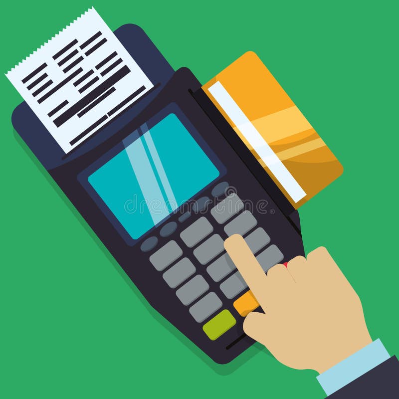 Digital payment design. stock vector. Illustration of commercial - 51674552