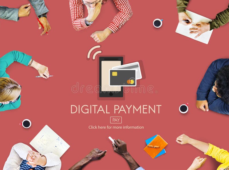 Digital Payment E-commerce Shopping Online Concept Stock Image - Image ...
