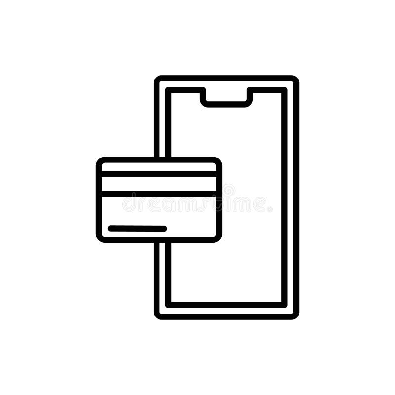 A Digital Payment Icon Symbolizing Online Transactions or E-commerce ...