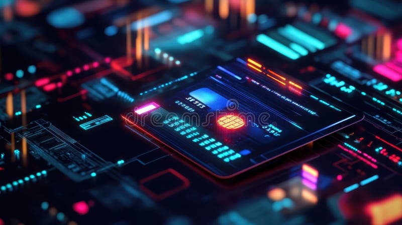 Digital Payment Interface Interactive Elements Data Visualization Stock ...