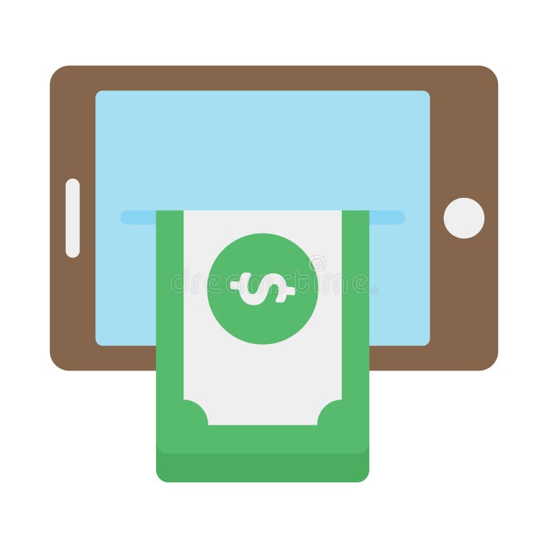 Digital Payment, Mobile Banking Vector Icon Which Can Easily Modify ...