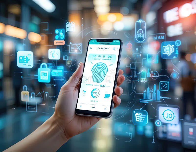 The Digital Payment Revolution, Illustrating Concept AI Generated Stock Illustration ...