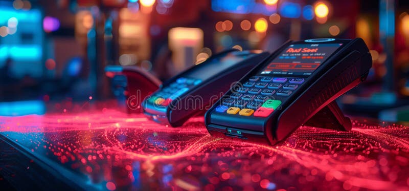 Digital Payment System in a Modern Bar with Advanced Technology for ...