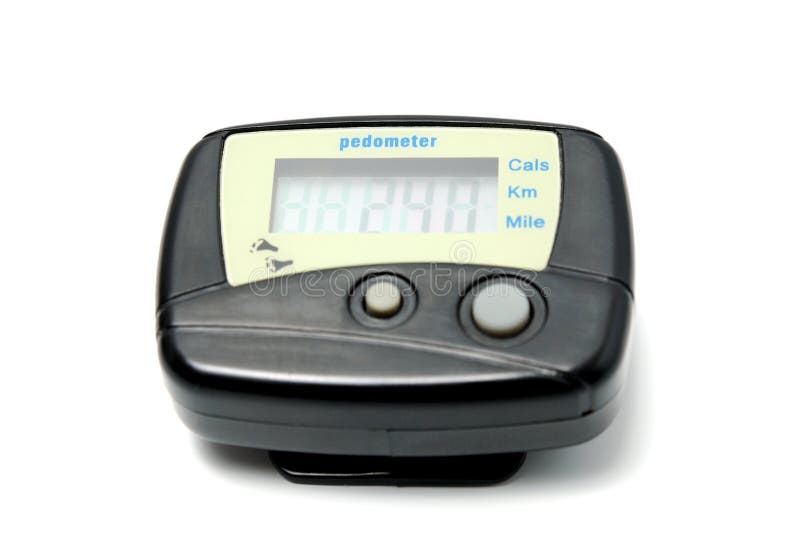 Digital Pedometer stock photo. Image of number, healthy - 58676726