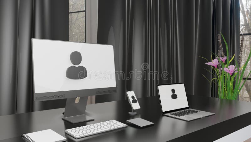 Digital Connectivity: Computer Screen with Illustrated Map of Indonesia ...