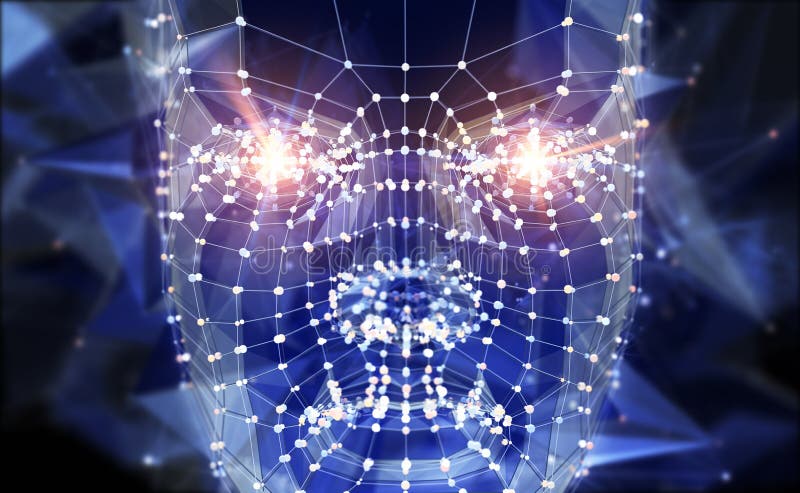 Digital person stock illustration. Illustration of human - 99109150