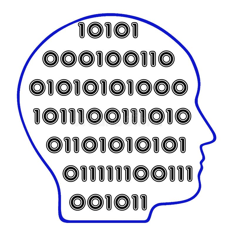 DIGITAL PERSONALITY Concept Stock Illustration - Illustration of adult ...