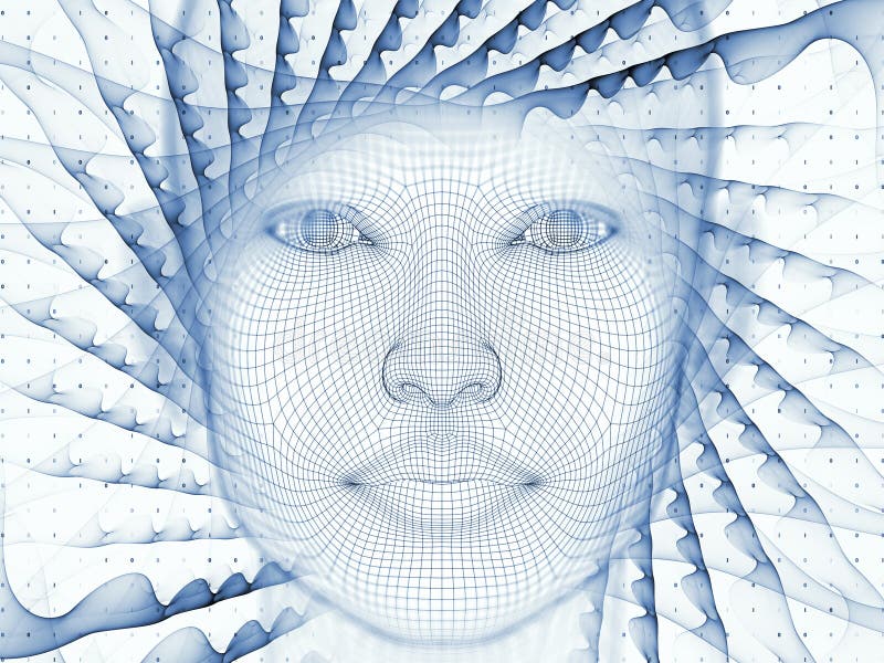 Digital Perspectives of the Mind Stock Illustration - Illustration of ...