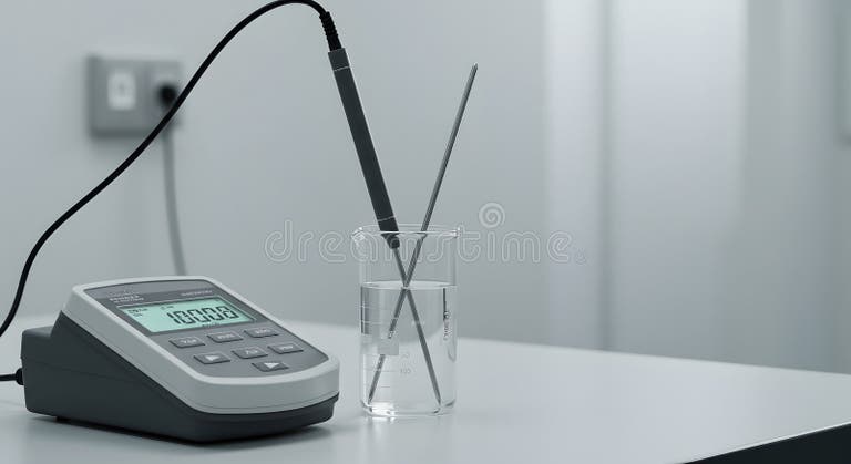 Precise PH Measurement in a Modern Laboratory Setting: Digital PH Meter ...