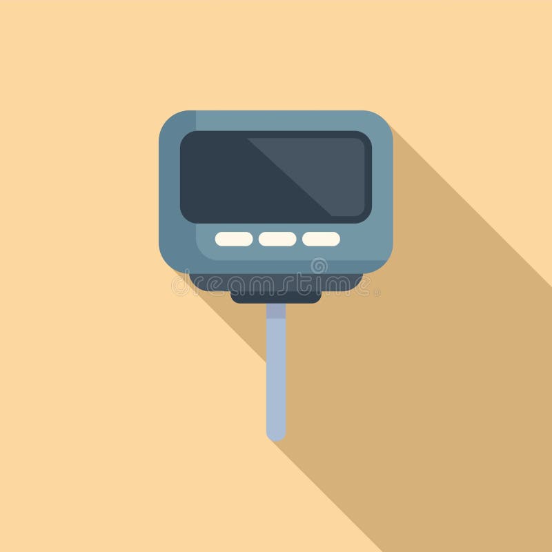 Digital Ph Meter Icon Flat Vector. Test Kit Alkaline Stock Illustration ...