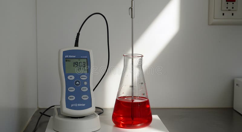 Precise PH Measurement in Laboratory Setting: Analyzing Red Liquid ...