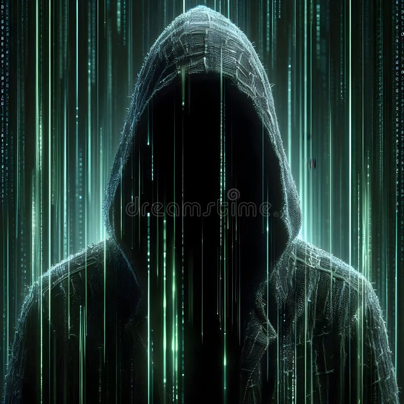 Digital Phantom: the Anonymous Hacker Stock Photo - Image of computer ...