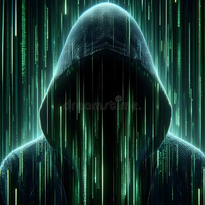 Digital Phantom: the Anonymous Hacker Stock Image - Image of ethical ...