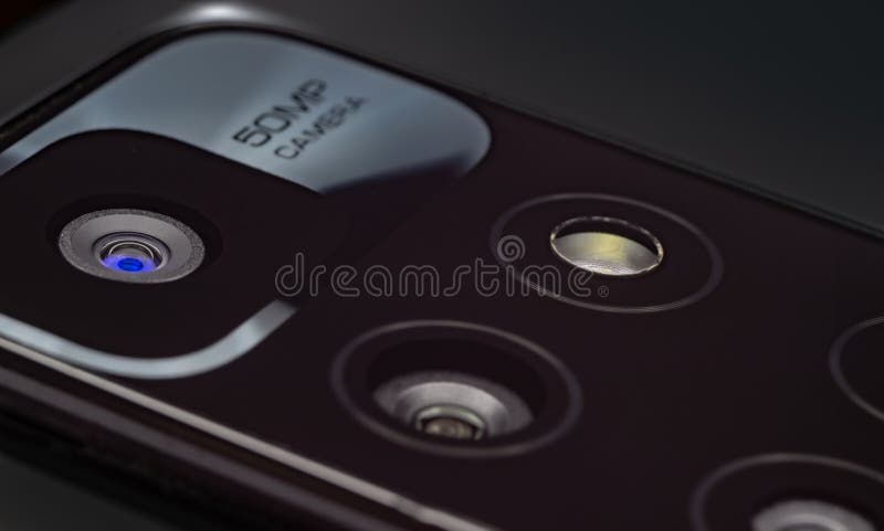 Close Up of a Digital Phone Camera Stock Image - Image of equipment ...
