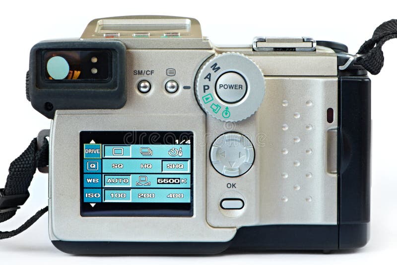 Professional Digital Photo Camera Back Stock Photo - Image of digital ...