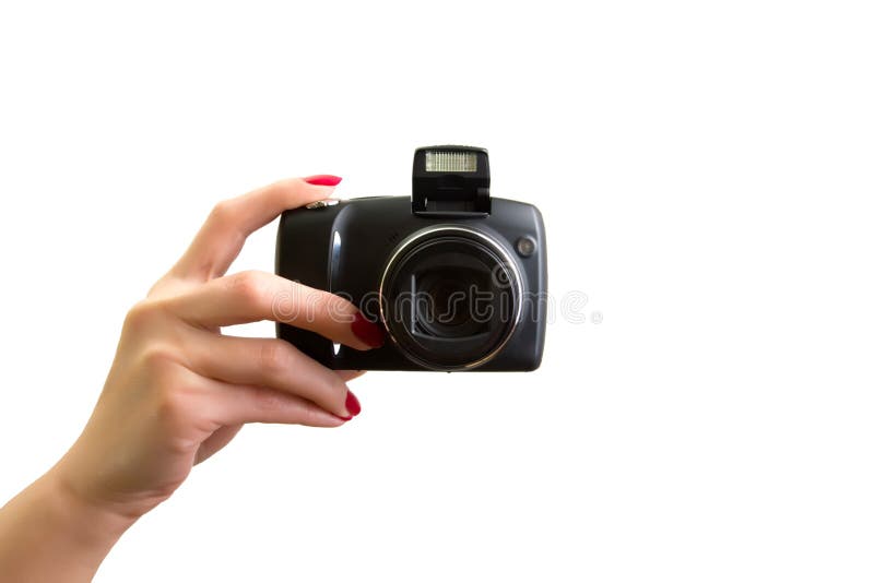 Hand holding camera stock image. Image of dslr, photograph - 16146563