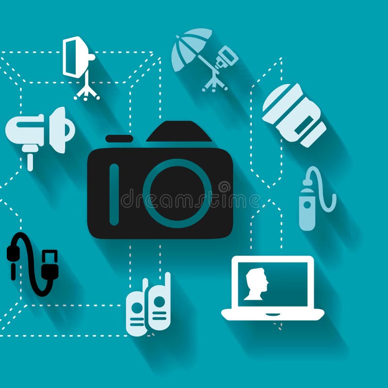 Digital photography stock vector. Illustration of photographer - 40867810