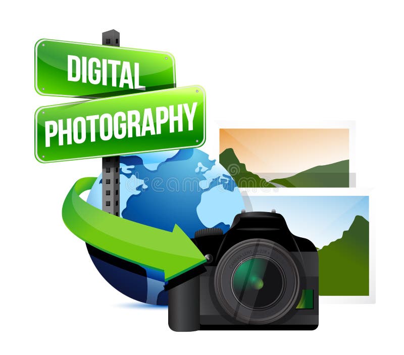 Digital Photography Concept Illustration Stock Illustration ...