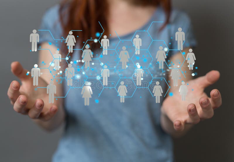 Conference Team Work Connection Digital Concept Stock Image - Image of ...