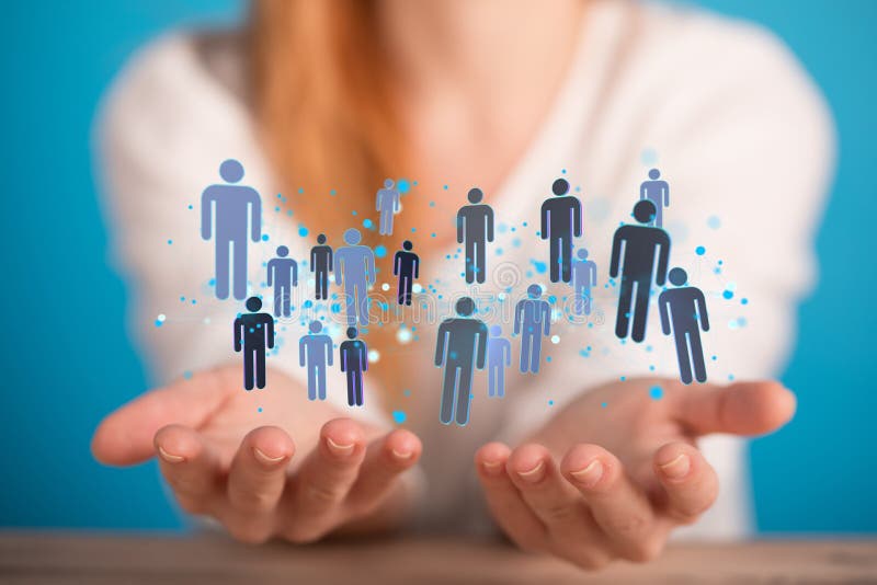 Conference Team Work Connection Digital Concept Stock Image - Image of ...