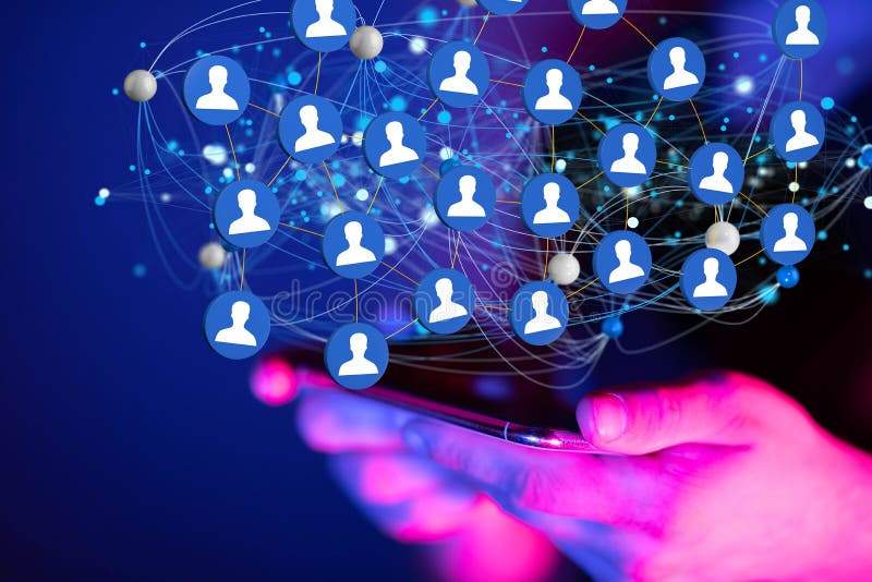 Organization Chart Team Concept Networking Business Stock Photo - Image ...