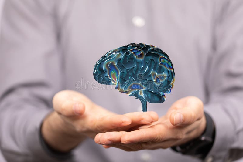 Think Creative Brain Network Neurogen Digital Stock Image - Image of ...