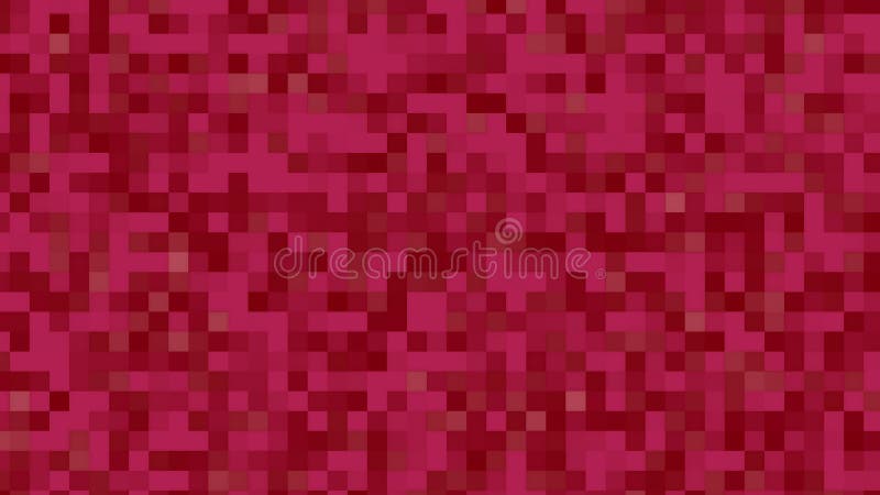 Digital Pixel Art Design with Red and Magenta Square Blocks Pattern ...