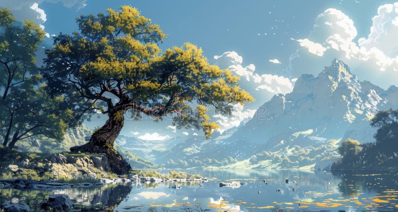 Digital Pixel Art, Unique Digital Nature Aesthetic Created with ...