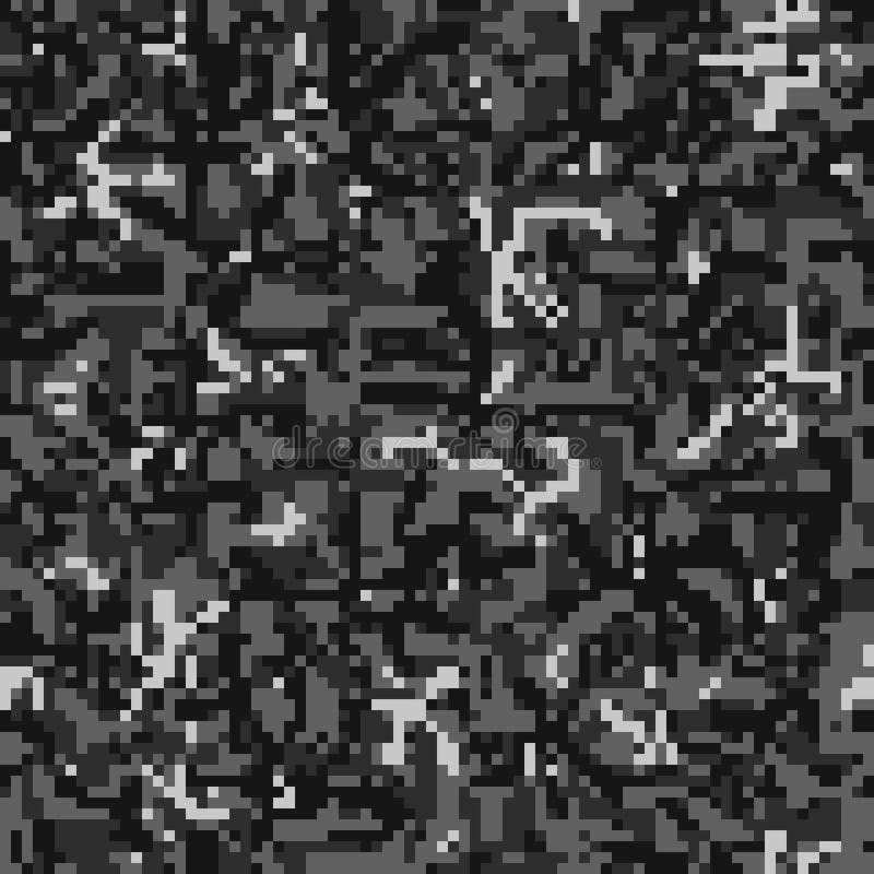Digital Pixel Camouflage Seamless Pattern Black Stock Vector ... Digital Pixel Camouflage Seamless Pattern Black Stock Vector ...
