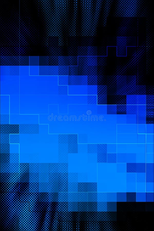 Digital Pixel Block Background 3 Stock Image - Image of partition ...