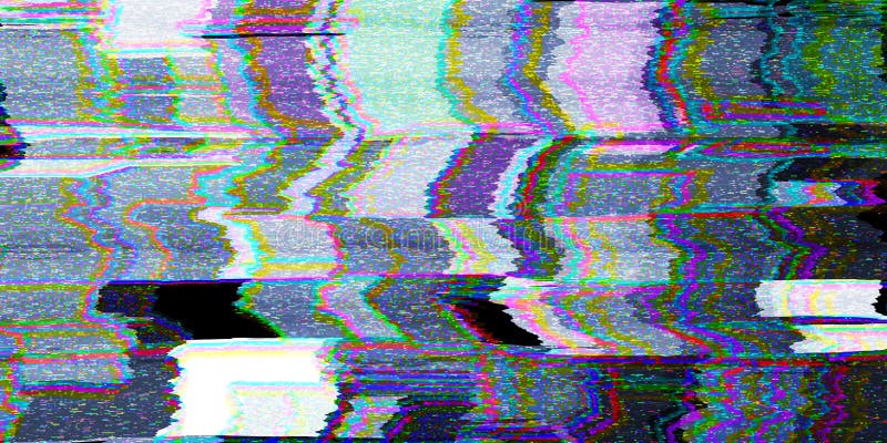 Digital Pixel Glitch Abstract Error Background Overlay. Stock Photo ...
