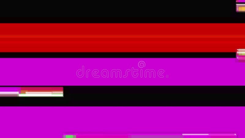 Glitch Effect Retro TV. Flashing SMPTE Color Bars with Timecode. SMPTE ...