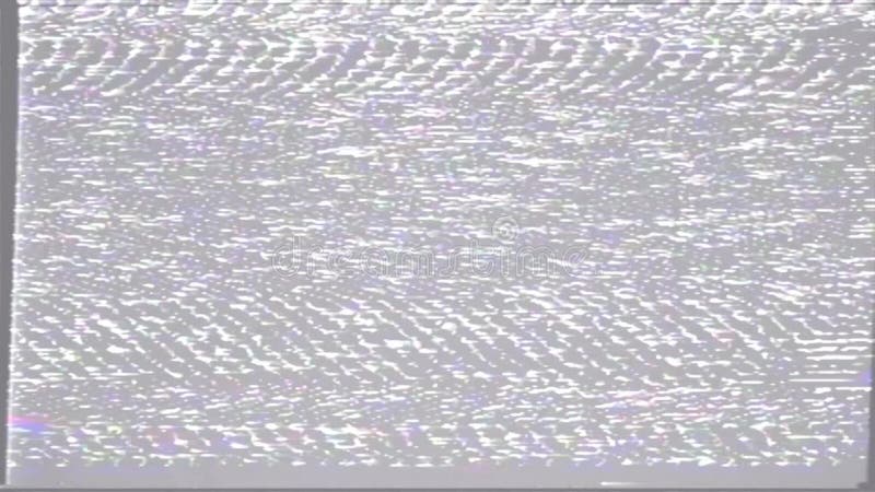 Digital Pixel Noise Vhs Effect. the Problems of the Video Signal of the ...