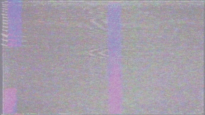 Digital Pixel Noise Vhs Effect. Stock Footage - Video of display, color ...