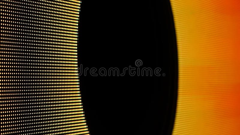 Digital Pixel Screen with Neon Light Footage Changing Colors Yellow ...