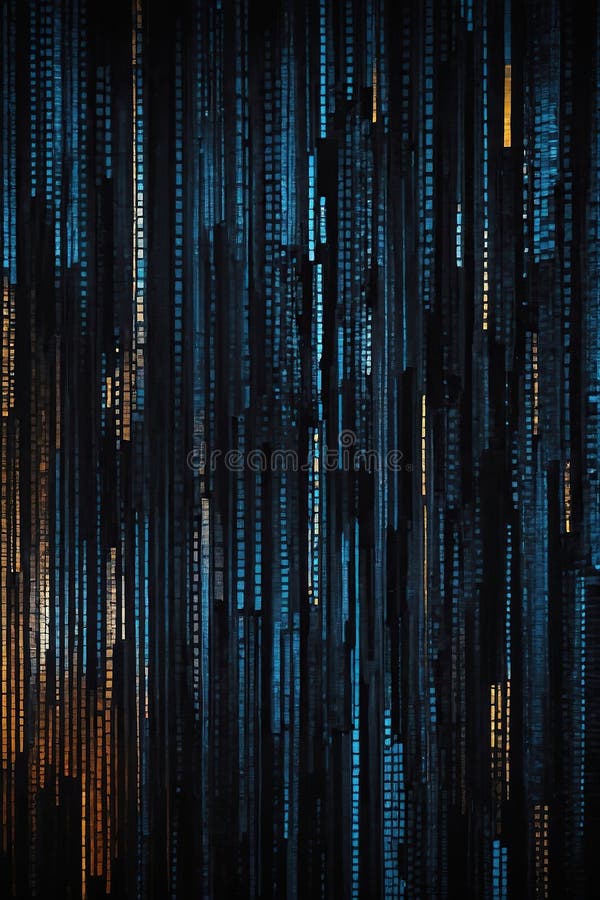 Digital Pixelated or Bit Patterns Symbolizing Data and Communication ...