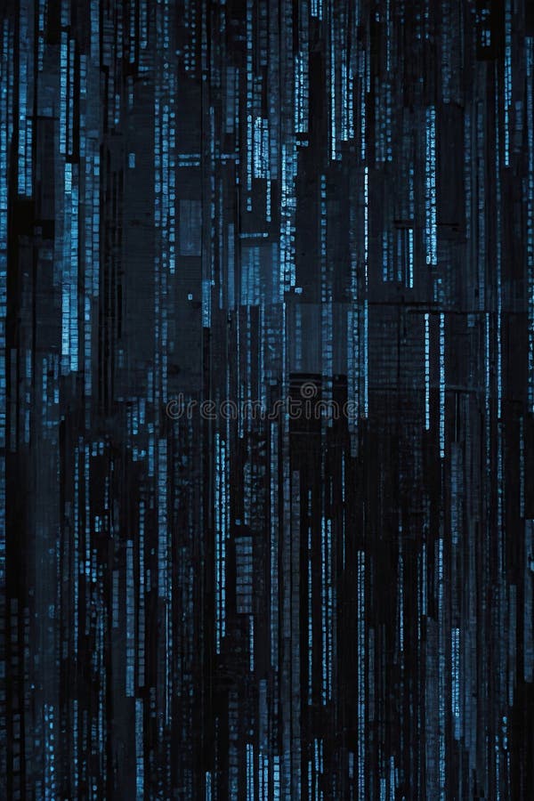 Digital Pixelated or Bit Patterns Symbolizing Data and Communication ...