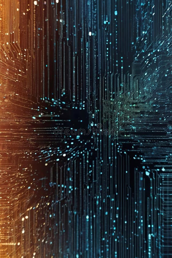 Digital Pixelated or Bit Patterns Symbolizing Data and Communication ...