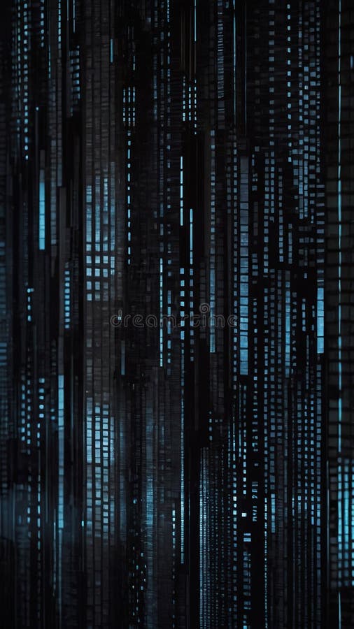 Digital Pixelated or Bit Patterns Symbolizing Data and Communication ...