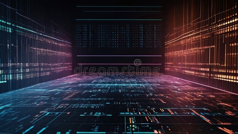 Digital Pixelated or Bit Patterns Symbolizing Data and Communication ...