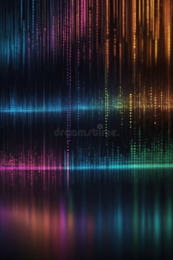 Digital Pixelated or Bit Patterns Symbolizing Data and Communication ...