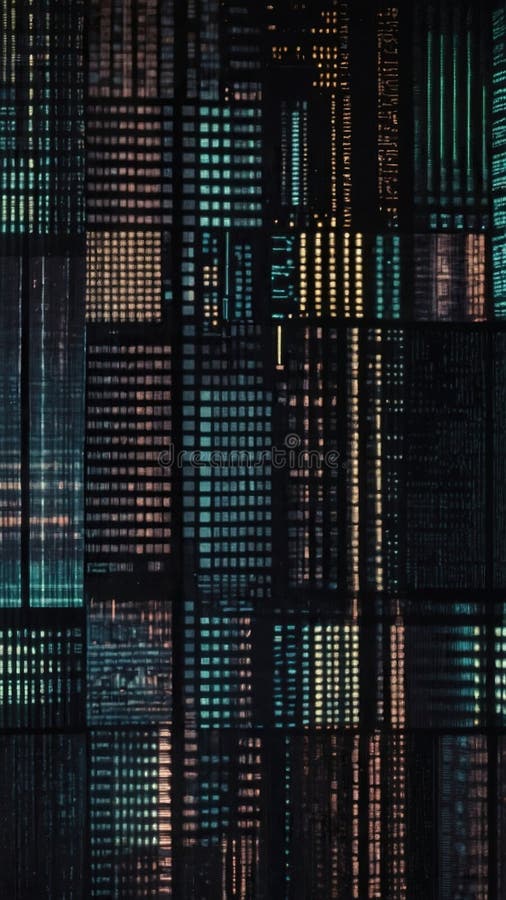 Digital Pixelated Or Bit Patterns Symbolizing Data And Communication Stock Image Image Of