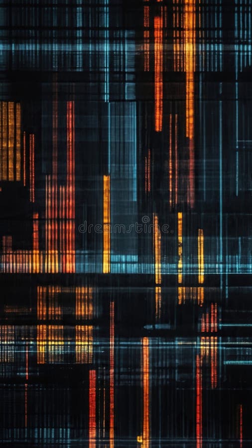 Digital Pixelated or Bit Patterns Symbolizing Data and Communication ...