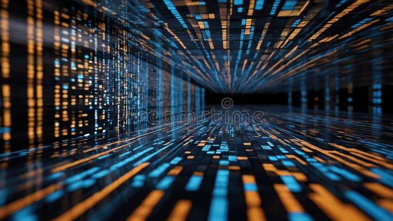 Digital Pixelated Or Bit Patterns Symbolizing Data And Communication Stock Image Image Of