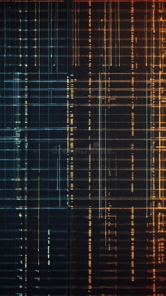 Digital Pixelated or Bit Patterns Symbolizing Data and Communication ...