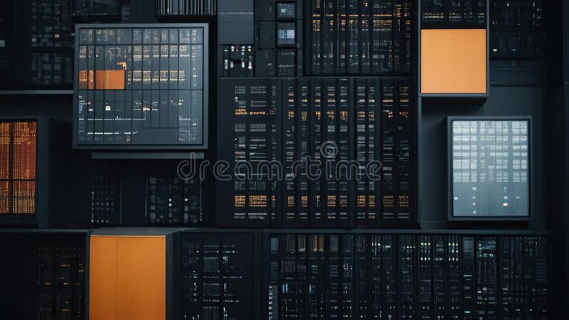 Digital Pixelated or Bit Patterns Symbolizing Data and Communication ...