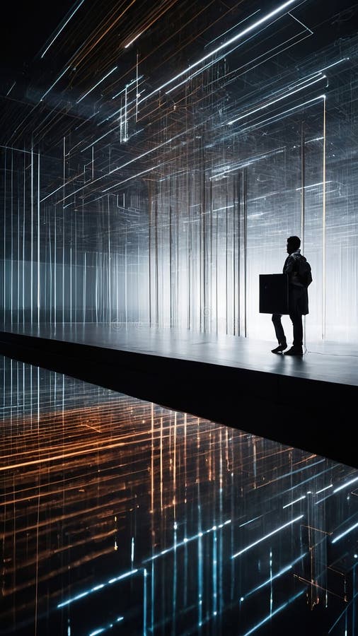 Digital Pixelated or Bit Patterns Symbolizing Data and Communication ...