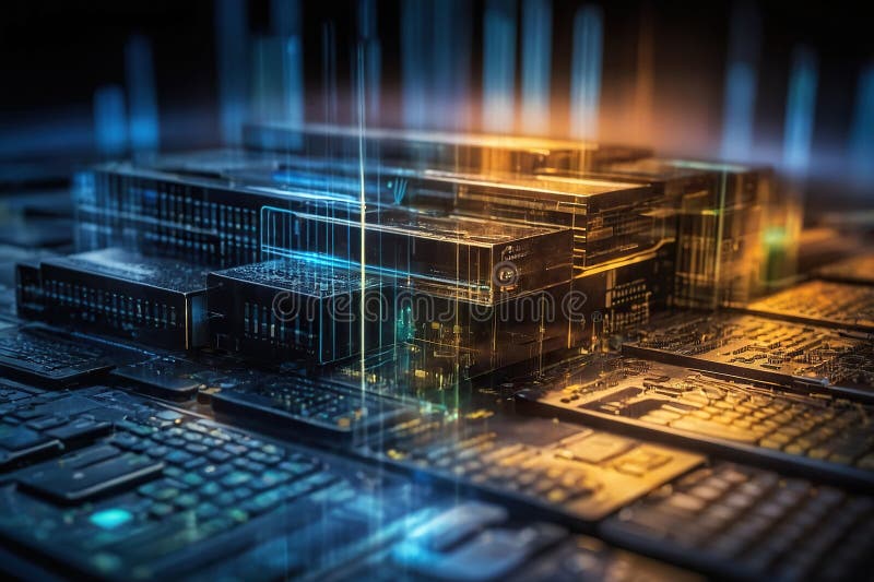 Digital Pixelated or Bit Patterns Symbolizing Data and Communication ...