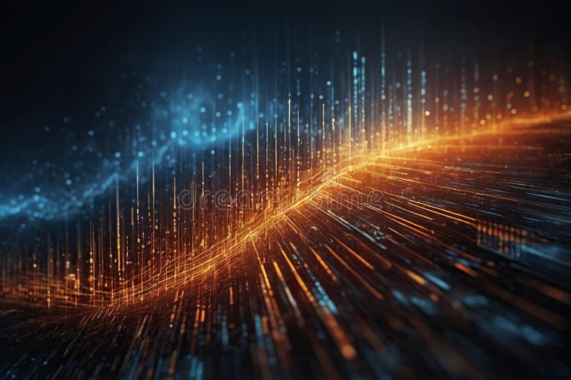 Digital Pixelated or Bit Patterns Symbolizing Data and Communication ...